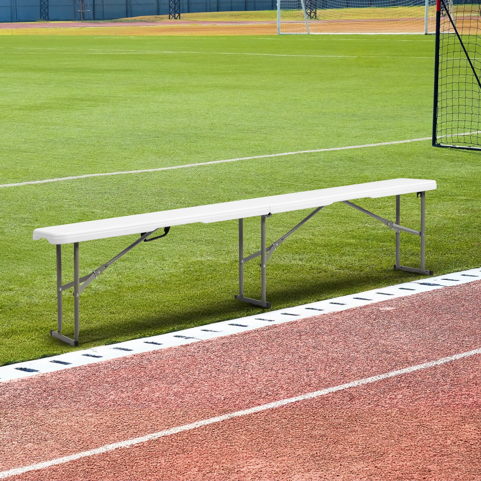 Ktaxon 6ft Foldable Outdoor Plastic Table, Portable for Picnic, Party ...