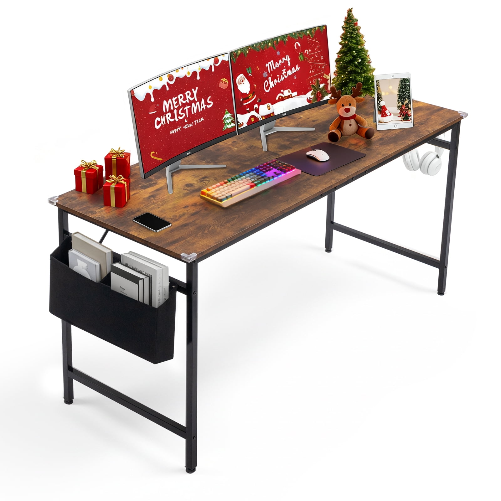 Ktaxon 63" Wood Computer Desk PC Laptop Study Table Workstation Home ...