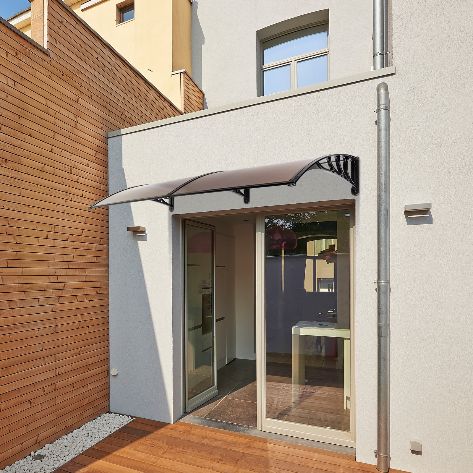 Ktaxon 78"X37.4" Awning Outdoor Patio Rain Cover Garden Eaves Canopy ...