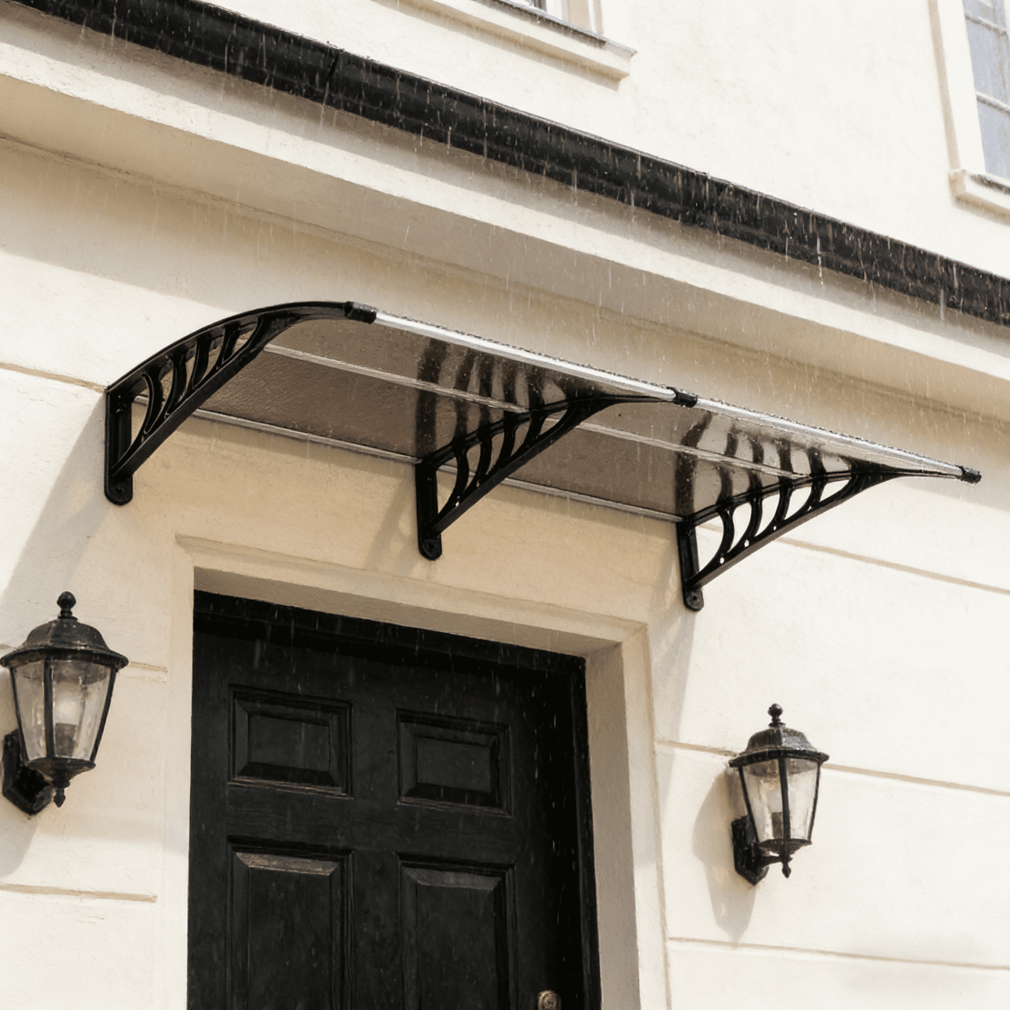 Ktaxon 80"x38" Patio Window ABS Awning Front Door Canopy Patio Cover ...
