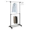 Ktaxon Portable & Expandable Rolling Garment Rack with Adjustable Stand ...