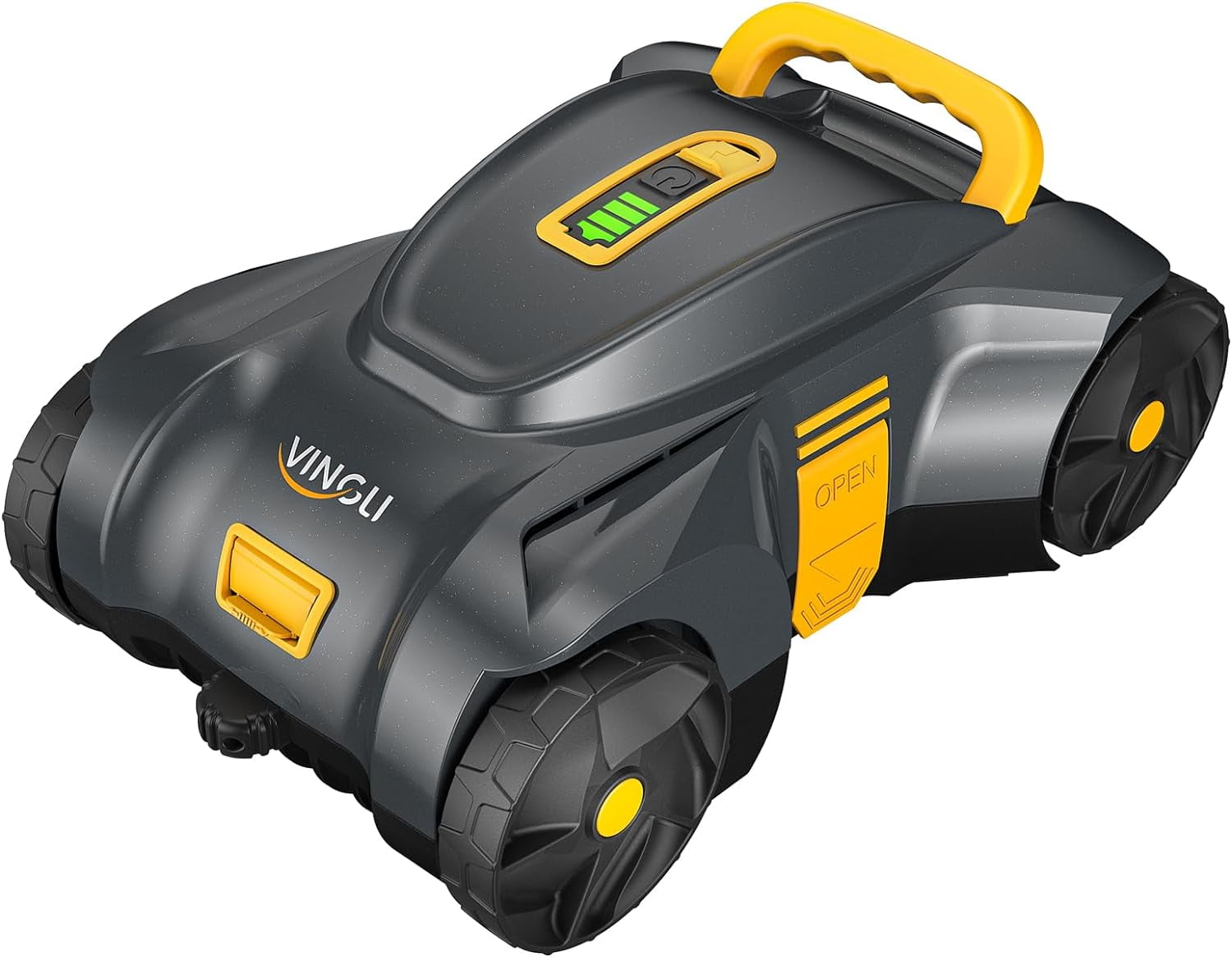 Ktaxon Automatic Swimming Pool Cleaner, Cordless Robotic Pool Vacuum ...