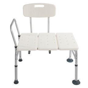 Drive Medical Plastic Tub Transfer Bench with Adjustable Backrest HSA ...