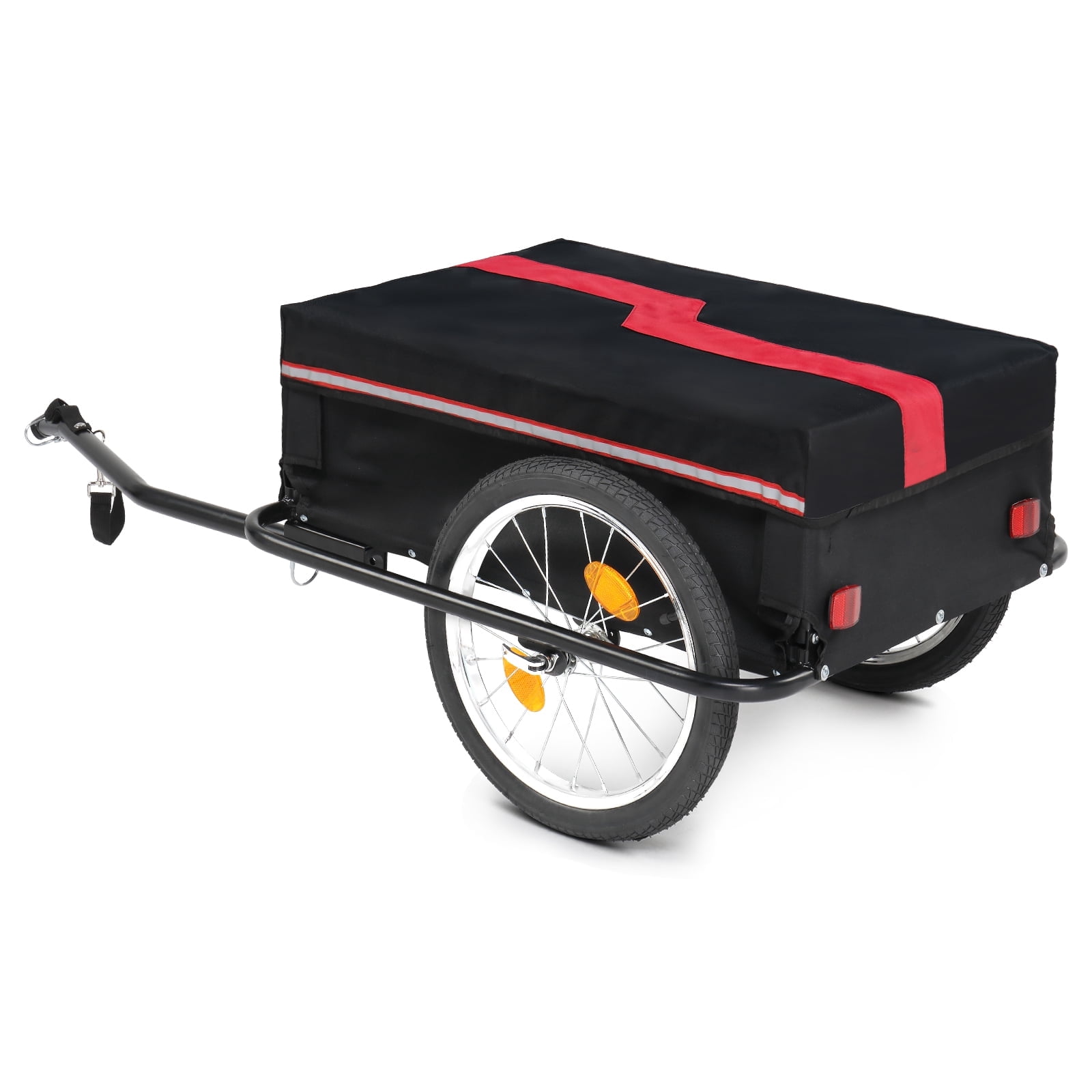 "Ktaxon Large Capacity Foldable Bike Cargo Trailer, 16"" Wheels ...