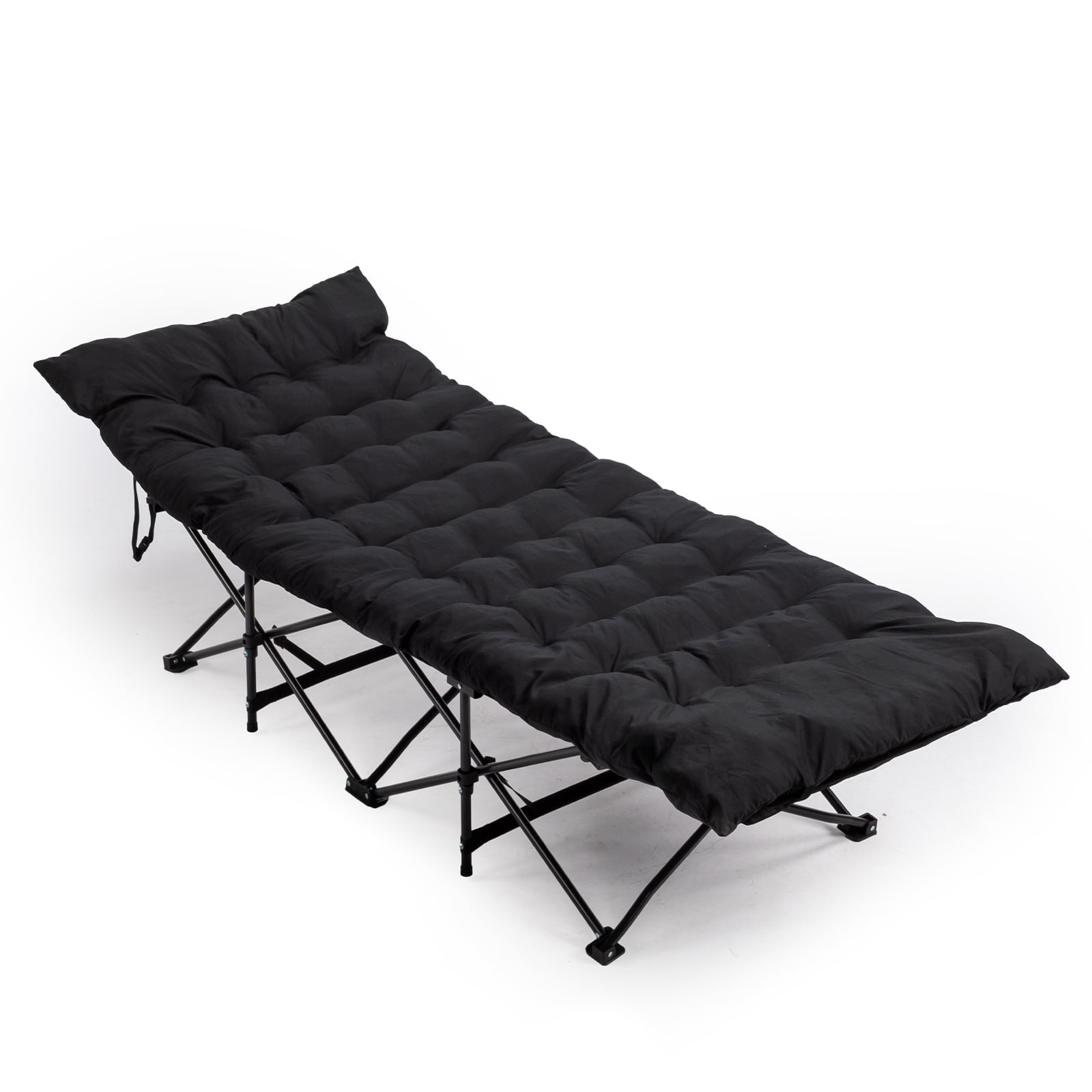 Ktaxon Camping Folding Cot, Easy Setup Cot Bed with Soft Pad, Protable ...