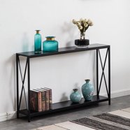 Winsome Wood Concord Half Moon Console Table, Walnut Finish - Walmart.com