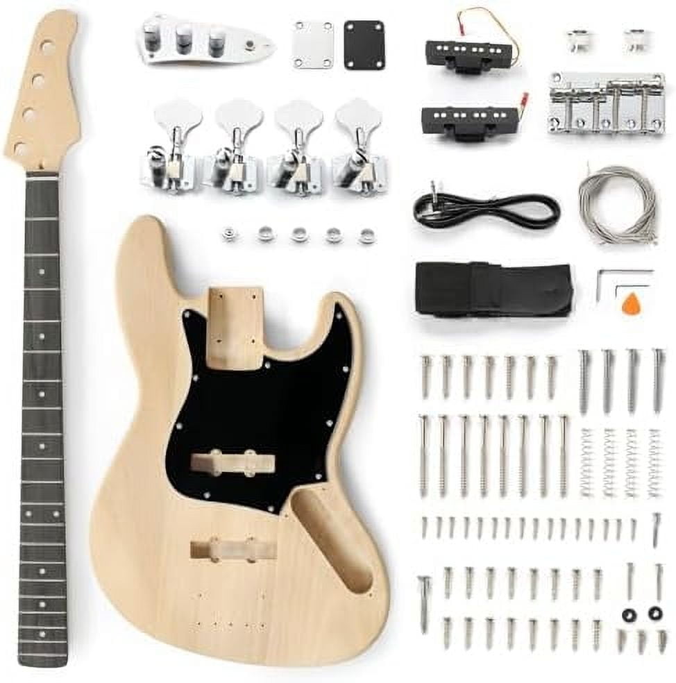 Ktaxon DIY Electric Guitar Kit, 46Inch DIY Bass Guitar Kit with ...