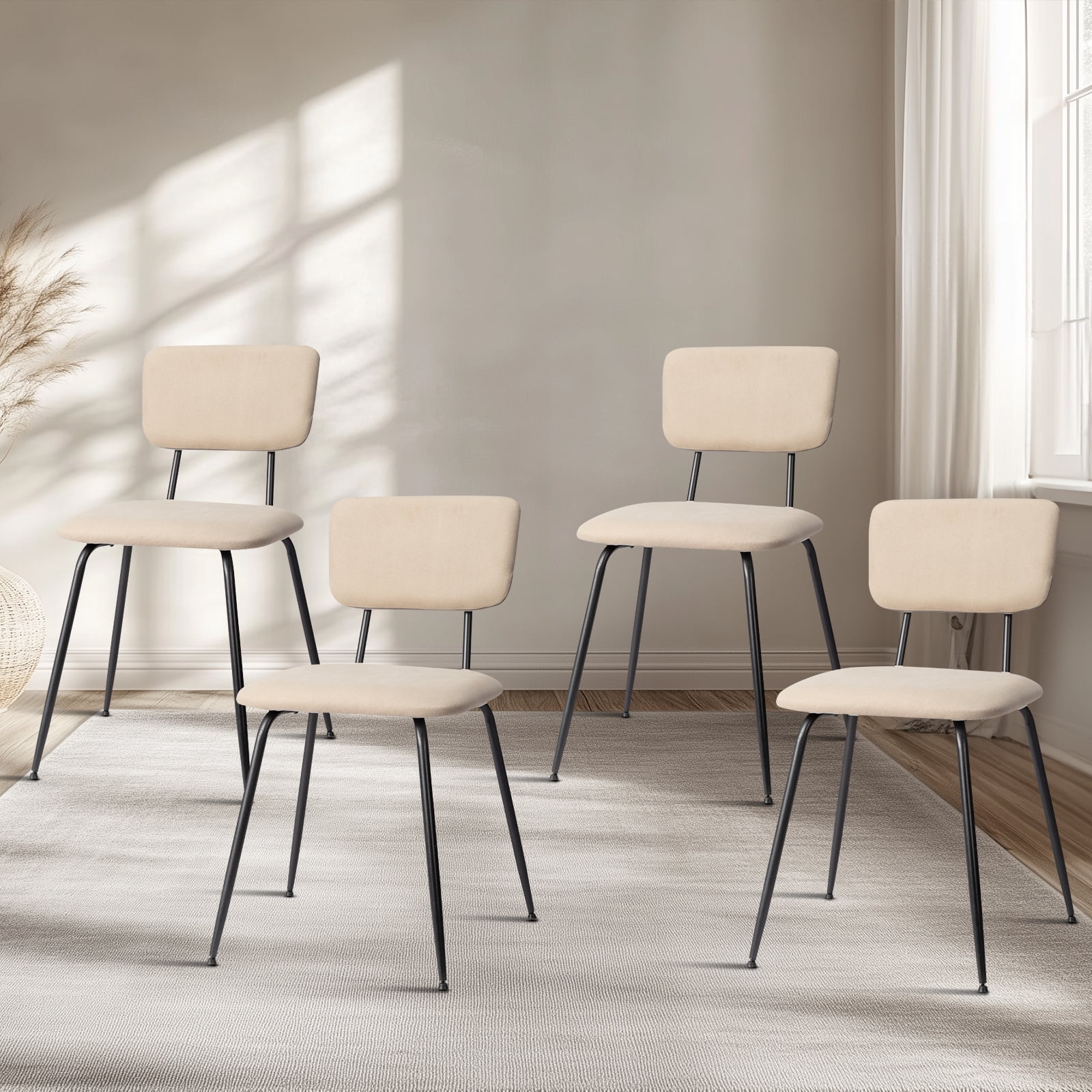 Customer reviews for Ktaxon Dining Chairs Set of 4 Modern Tech Fabric ...