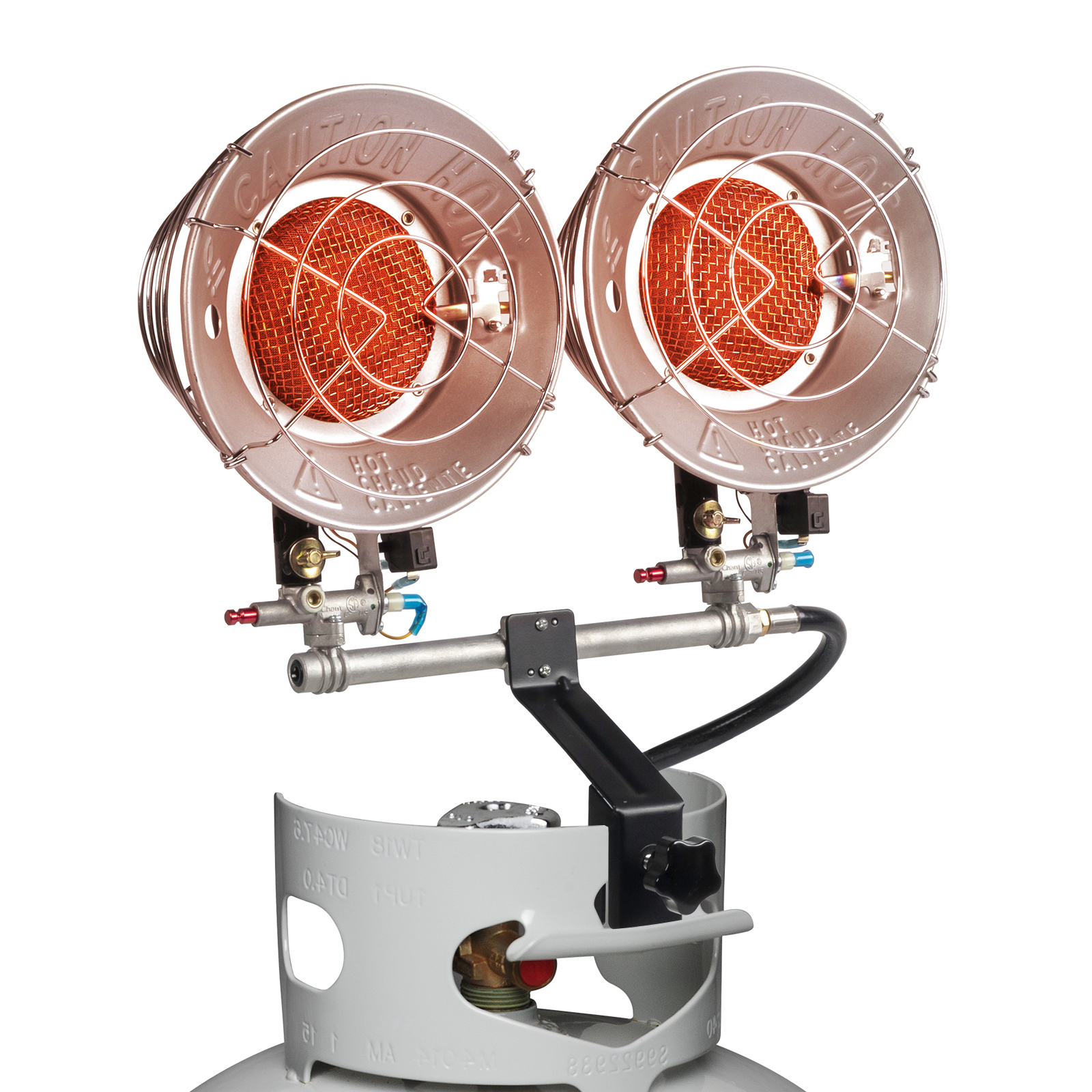 Mr. Heater F242915 10,000 - 45,000 BTU Triple Tank Top Propane Heater ...