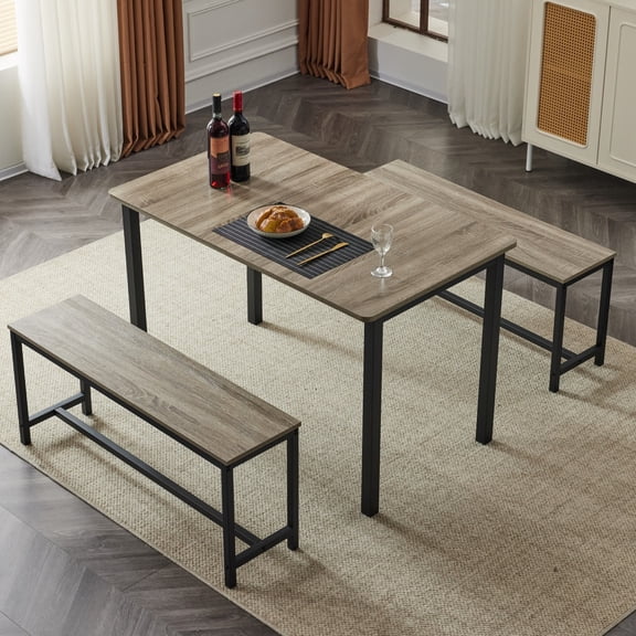 Elegant 5-Piece Dining Set - Victorian Style Table & Chairs for Kitchen ...