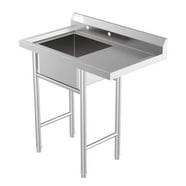 Wilprep Stainless Steel Sink, Commercial Kitchen Workstation, Utility ...