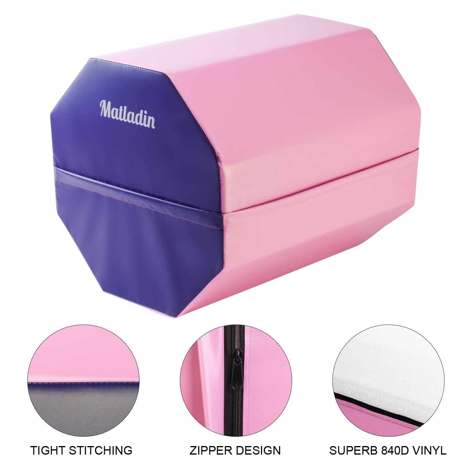 Ktaxon 24"x26" Octagon Gymnastics Mat, Skill Shape Tumbling, Backbend ...