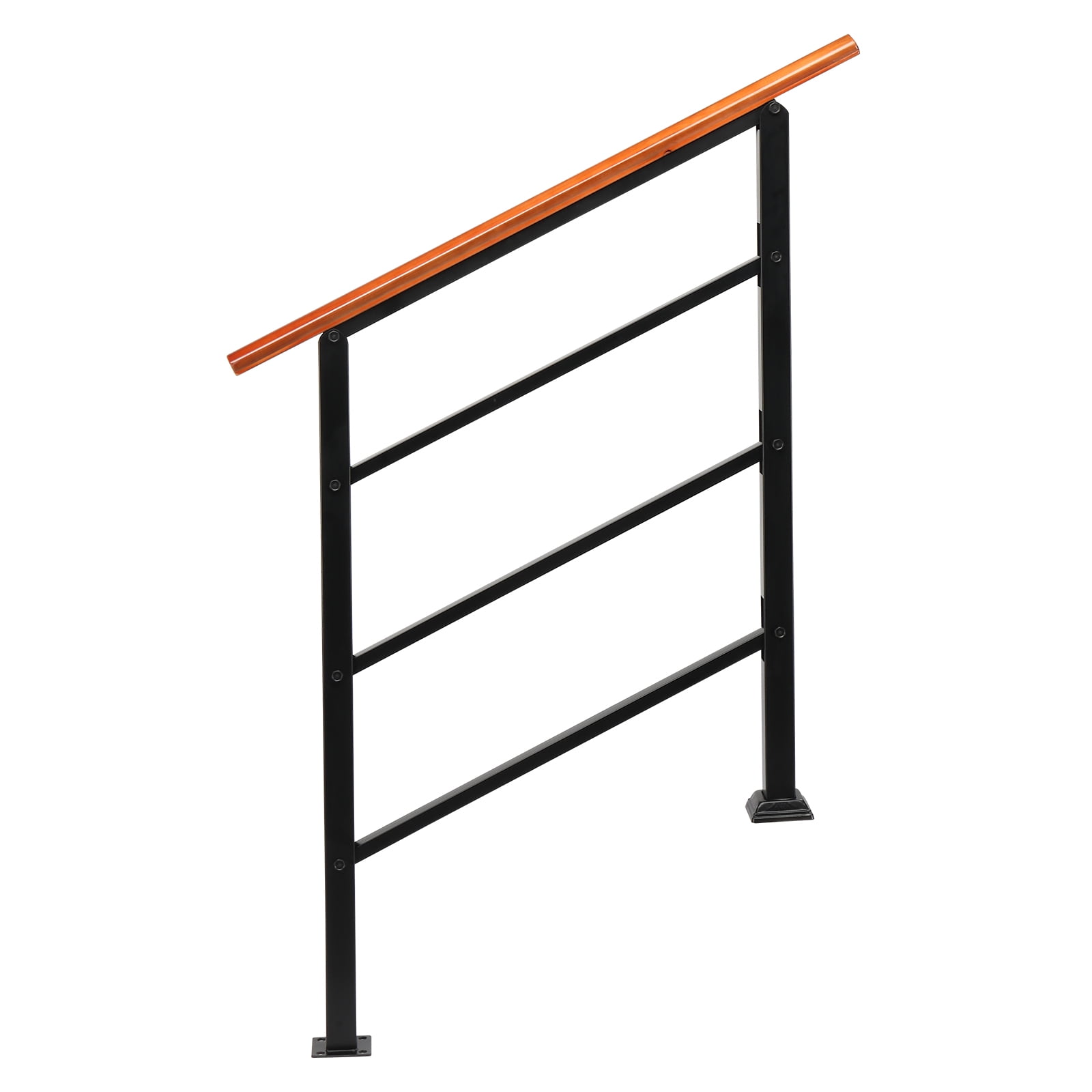 Ktaxon Handrail for Stairs Fits 1-3 Step Stair Railing Handrail for ...