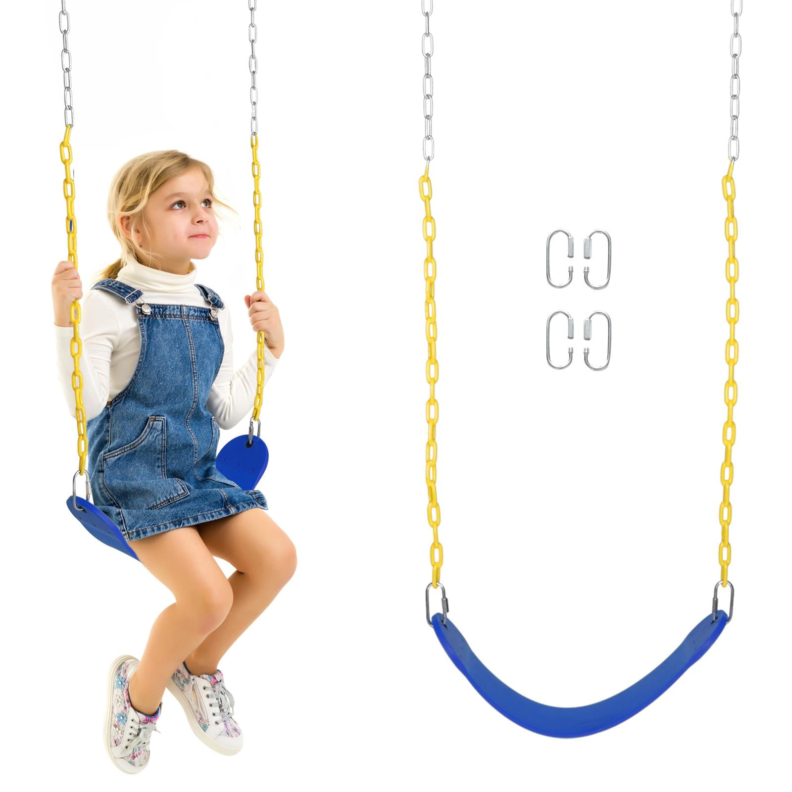 Ktaxon Heavy Duty Individual Swing Seat Set with Chain, 660lbs Limit ...