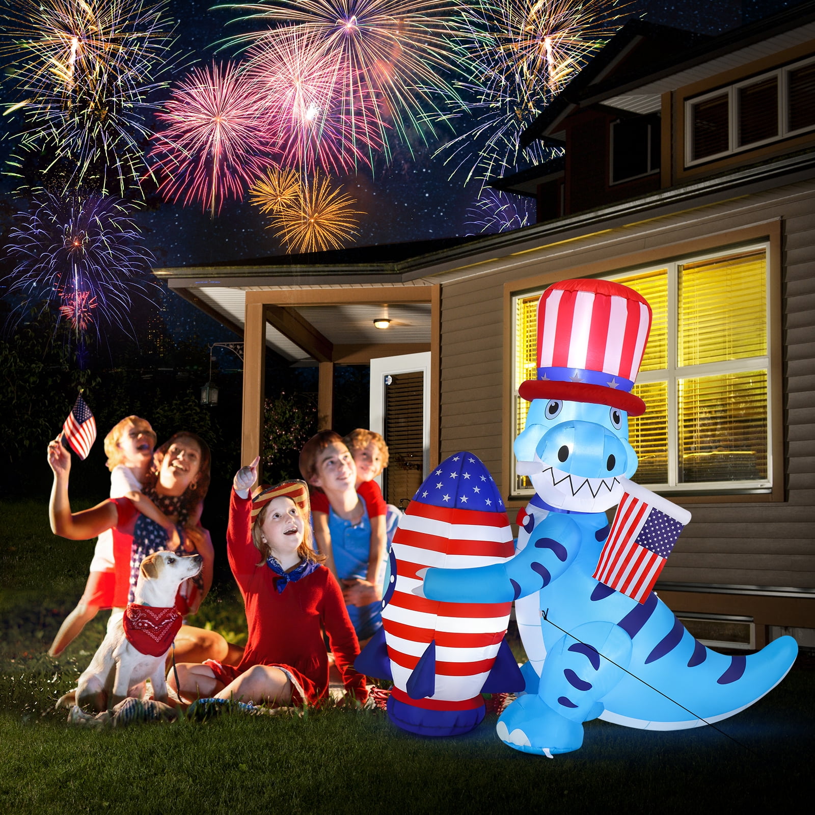 Ktaxon Independence Day 4th of July Inflatable Decor Blow Up Decoration ...