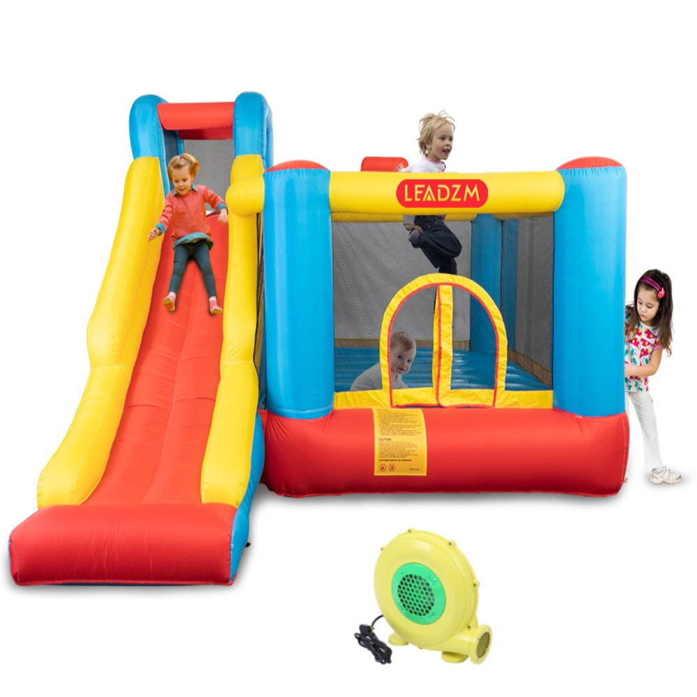 Ktaxon Kids Jump Bounce Bouncy Castle: Inflatable Jumper Slide with ...