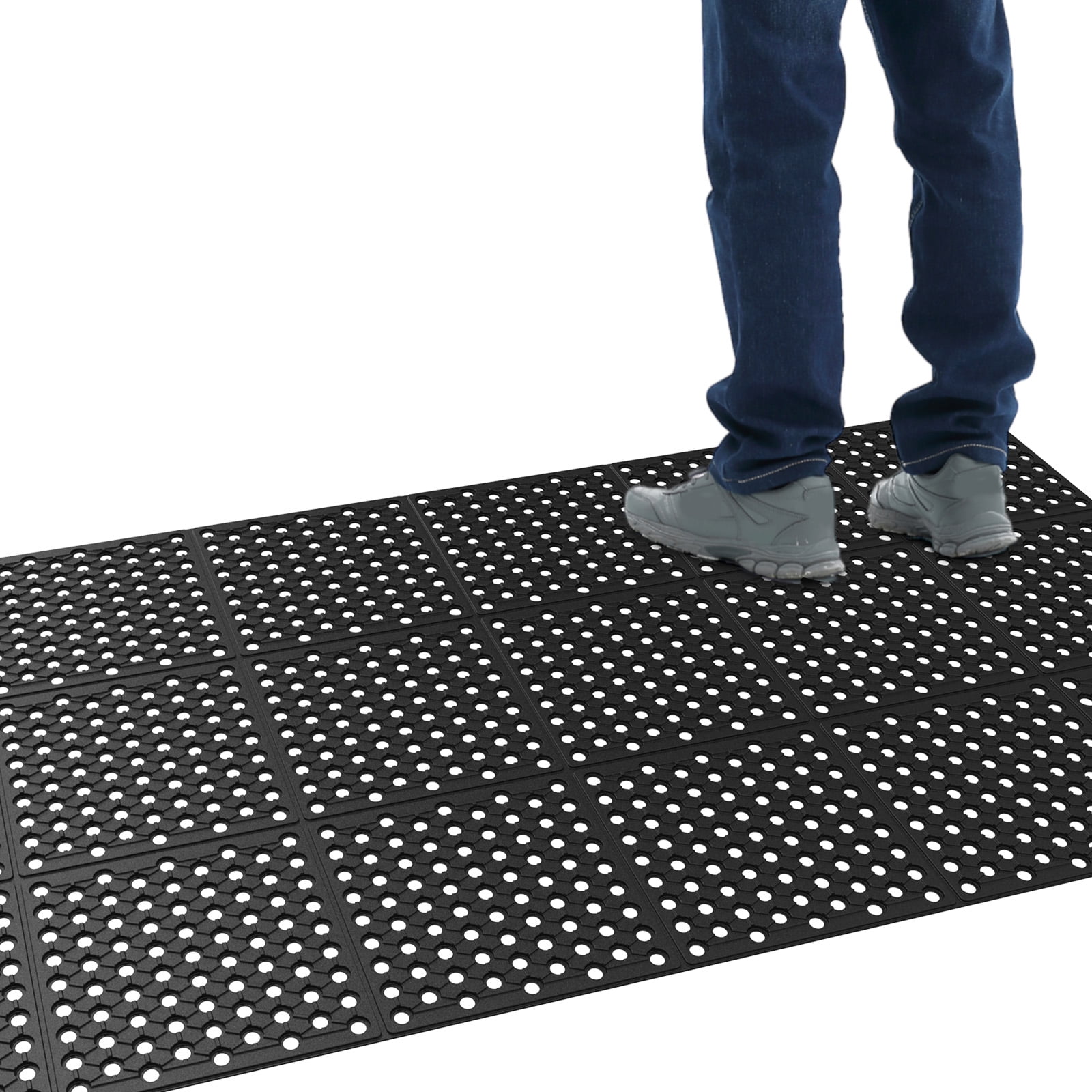 Ktaxon Large Size Indoor/Outdoor Rubber Floor Mat, 236" x 35" Front ...