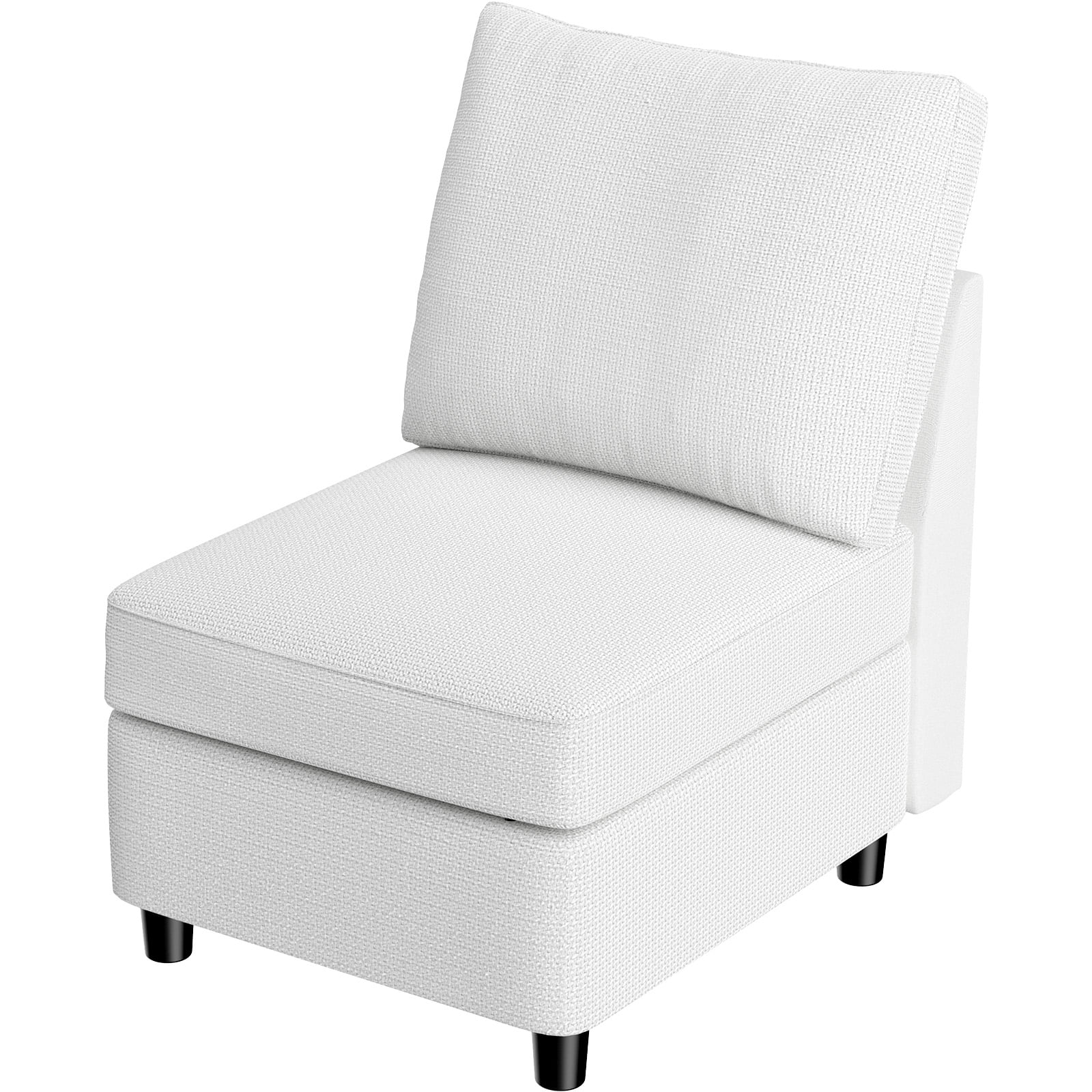 Ktaxon Modular Sofa Combination Part - 1 Linen Fabric Armless Seat ...