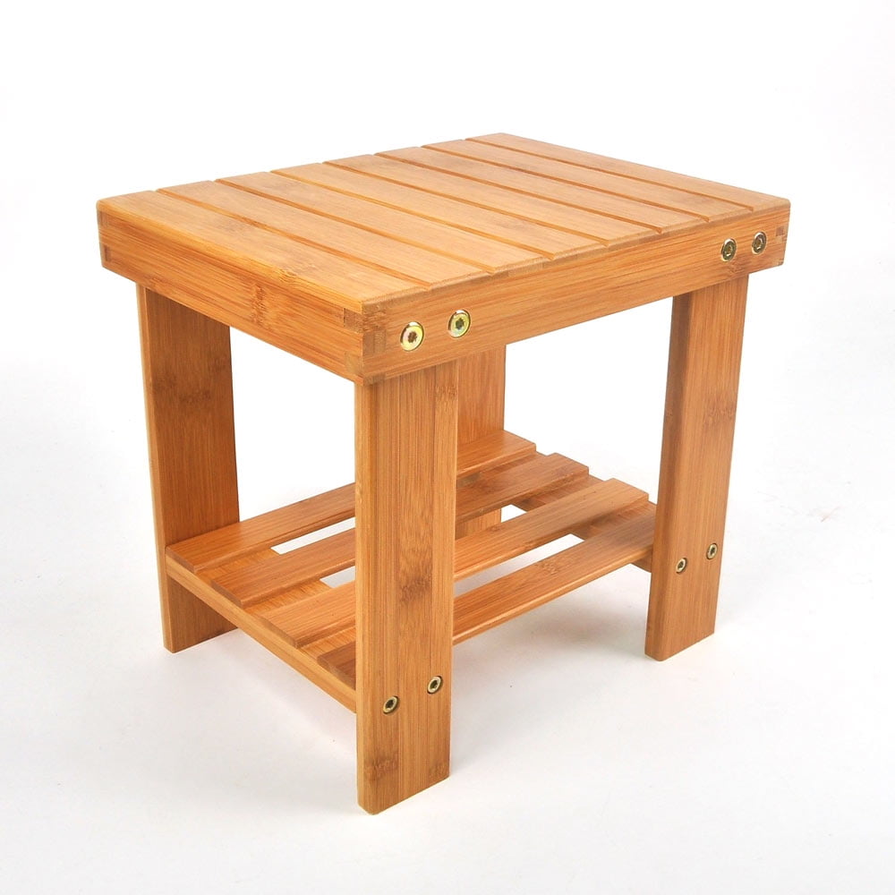 Ktaxon Multfunctional Kids Bamboo Stepping Stool Bench Chair With ...