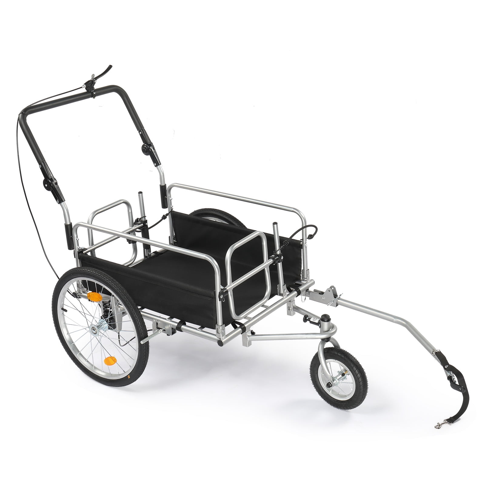 Ktaxon Multi-Function Bicycle Cargo Trailer with Suspension, Brakes ...
