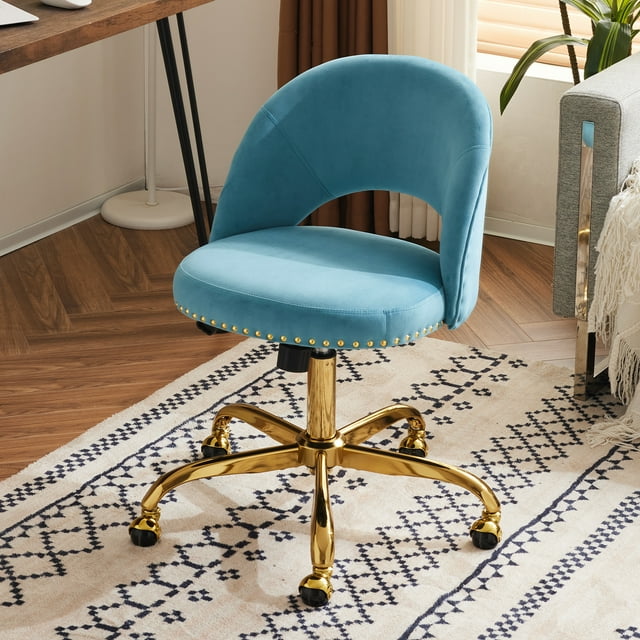 Ktaxon Office Desk Chair Adjustable Flannel Computer Task Chair Small ...