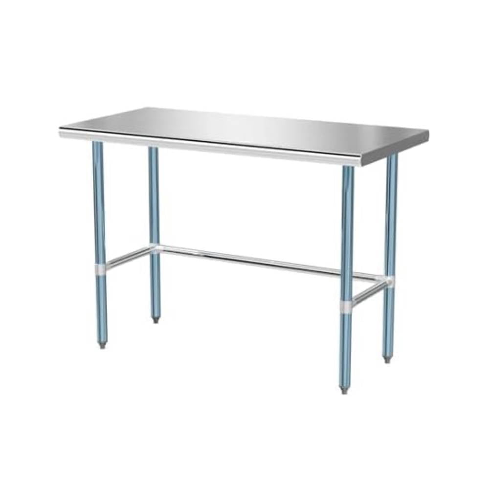 Ktaxon Open Base Stainless Steel Table 48 x 24 Inches, NSF Commercial ...