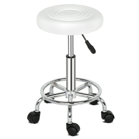 PetFurnishn Rolling Stool Adjustable Swivel Stools Chair with Wheels ...