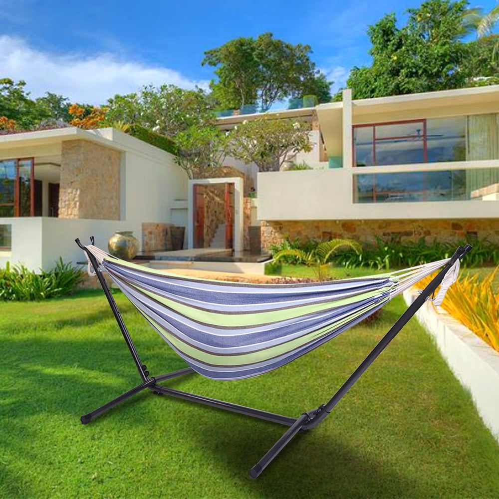 Ktaxon Outdoor Garden Yard Furniture: Double Patio Hammock Bed with ...