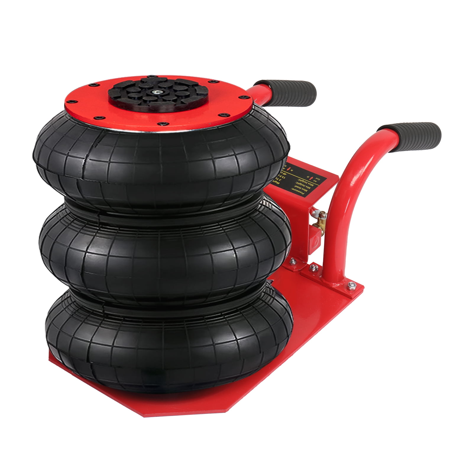 Ktaxon Pneumatic Jack 3 Ton Triple Bag Air Jack Extremely Fast Lifting ...