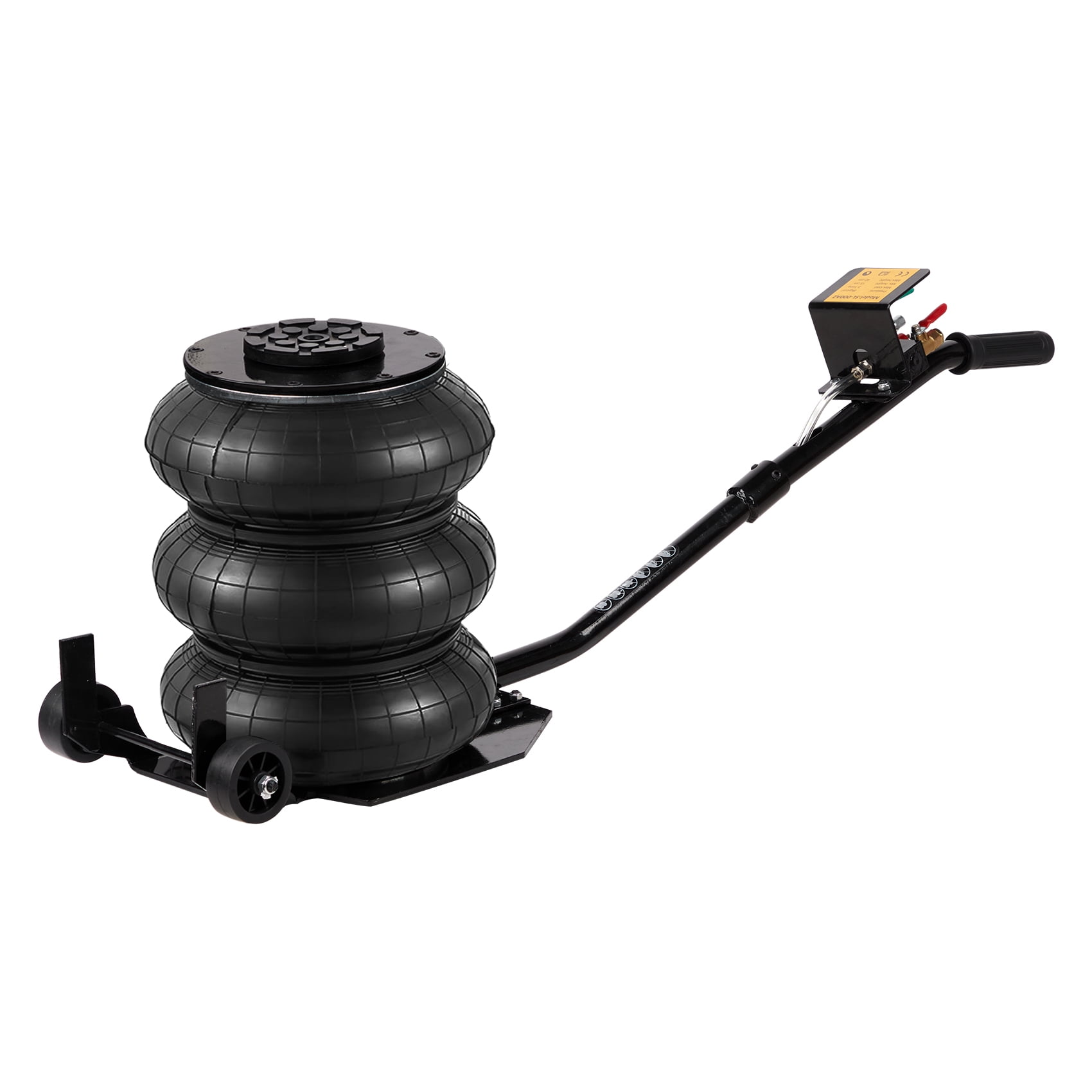 Ktaxon Portable 3 Ton Pneumatic Jack Triple Bag Air Jack 6600lbs, Quick ...