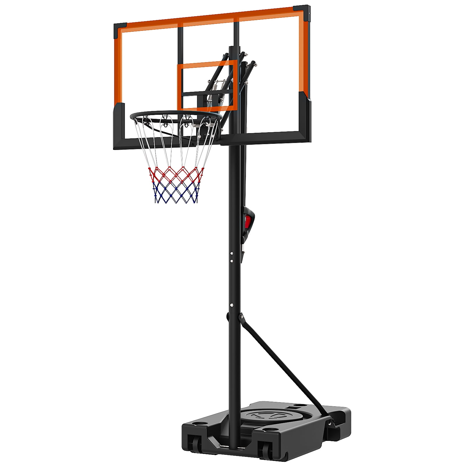 Ktaxon 4.4-10FT Portable Basketball Hoop, 44inch PC Backboard ...