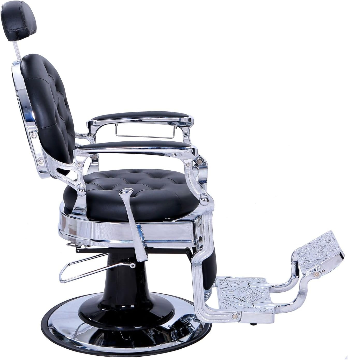 Ktaxon Retro Barber Chair, Heavy Duty Vintage Salon Chair Hydraulic ...