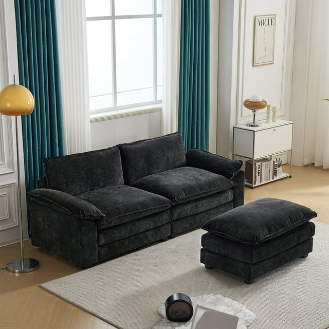 Ktaxon Sectional Sofa L Shaped Couch with Chaise Living Room Sleeper ...