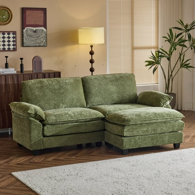 Ktaxon Sectional Sofa L Shaped Couch with Chaise Living Room Sleeper ...
