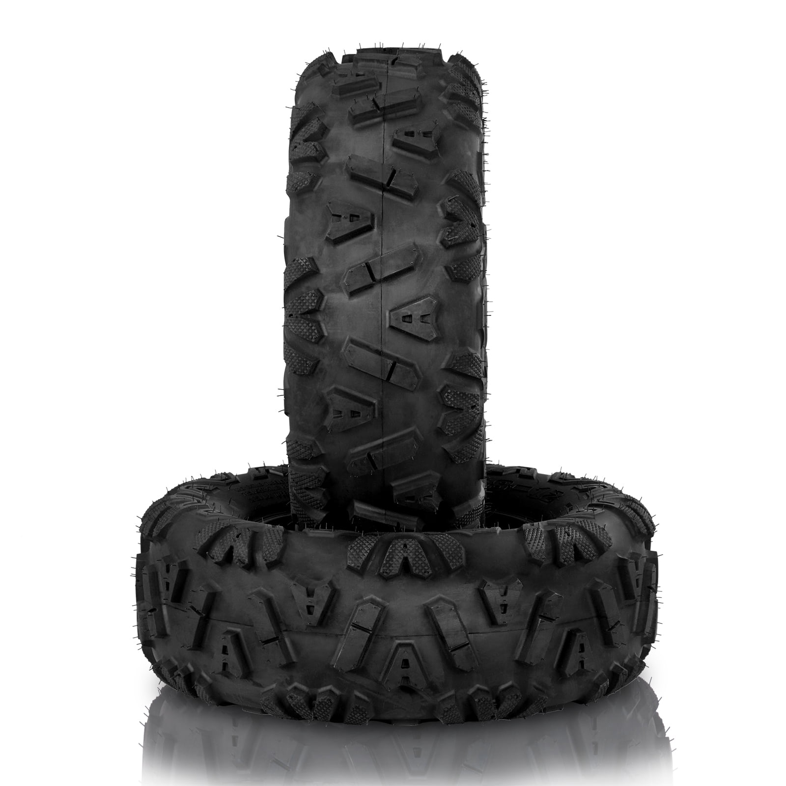 Ktaxon Set of 2 24x8-12 ATV & UTV All Terrain Tires, 6 Ply Tubeless Non ...