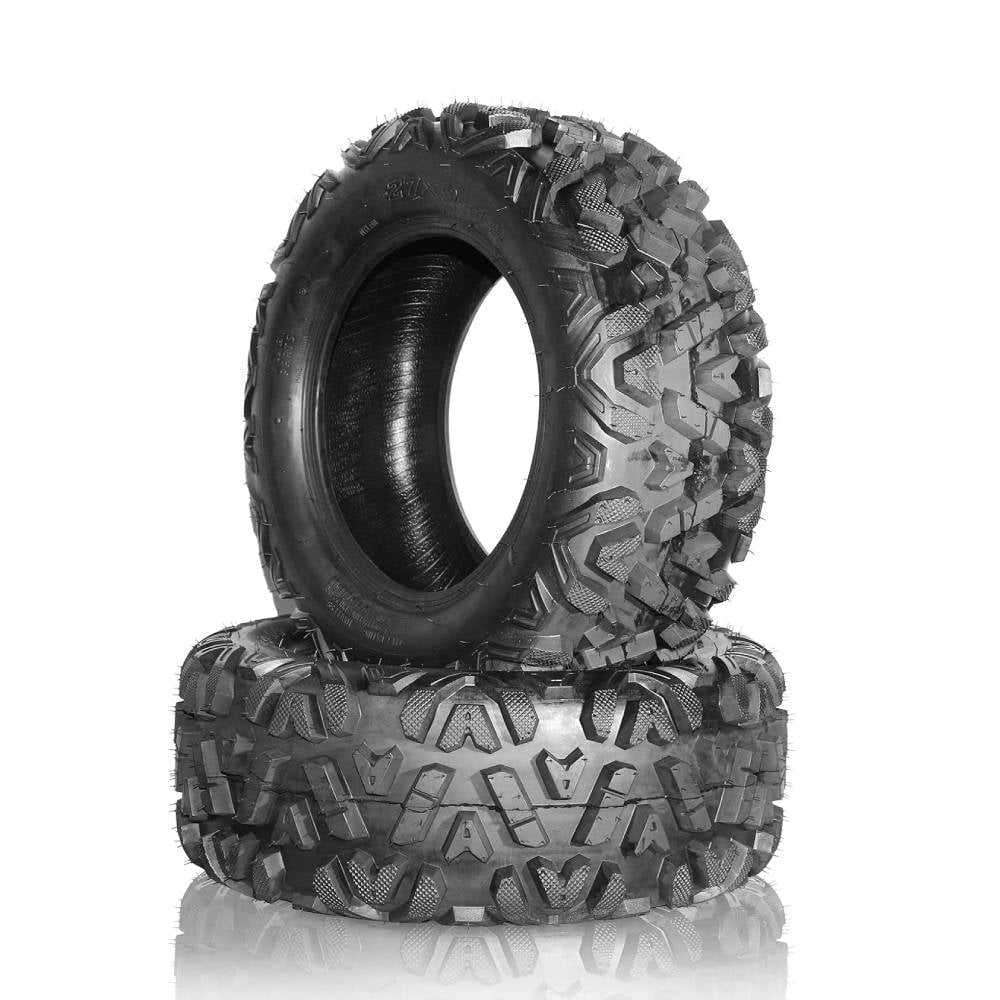 Ktaxon Set of 2 27x9-14 ATV & UTV All Terrain Tires, 6 Ply Tubeless ...
