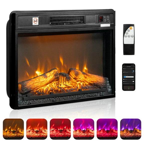 RedStone FP404RNA Rolling Mantel Fireplace with Remote Control 5,200 ...