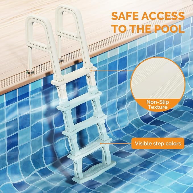 Ktaxon Swimming Pool Ladder, 23.7" x 69.3" Swimming pool escalator ...