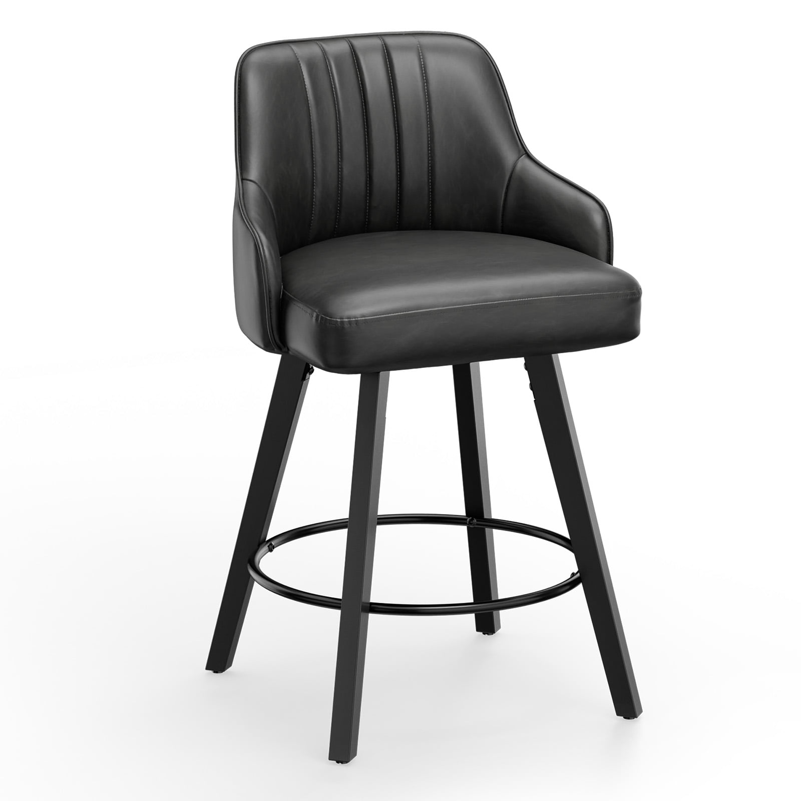 Ktaxon Swivel Bar Stools, 35" Counter Height Adjustable Bar Stools for ...