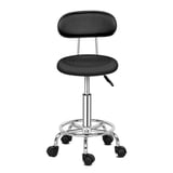 Ktaxon Office Salon Stool Chair with Backrest, Adjustable Hydraulic ...