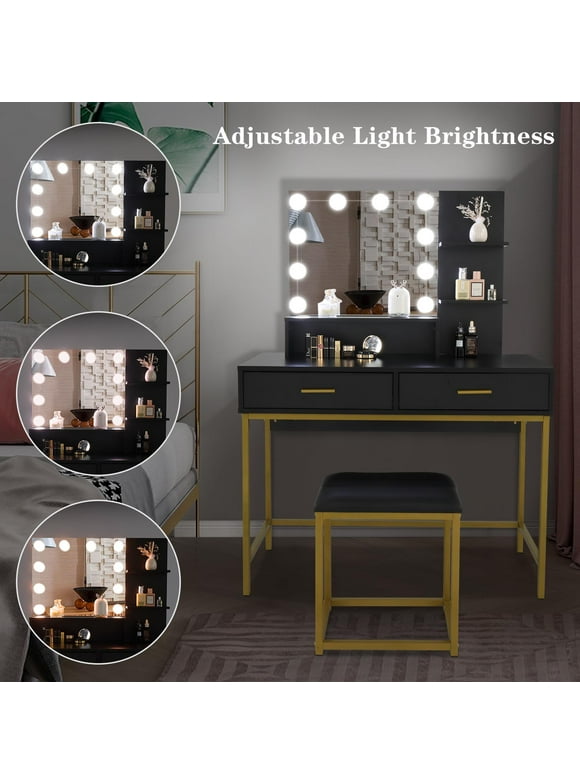 Lighted Makeup Vanity in Makeup Vanities - Walmart.com