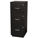 Ktaxon Wood 3-Drawer Lateral File Cabinet with Lock for Home Office ...