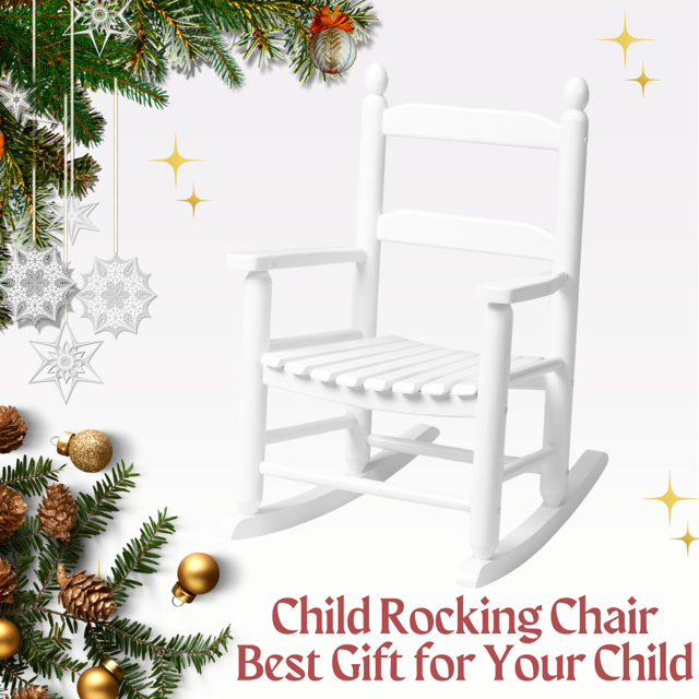 Ktaxon Wooden Child's Rocking Chair,Hardwood Rocker,Small Wooden ...