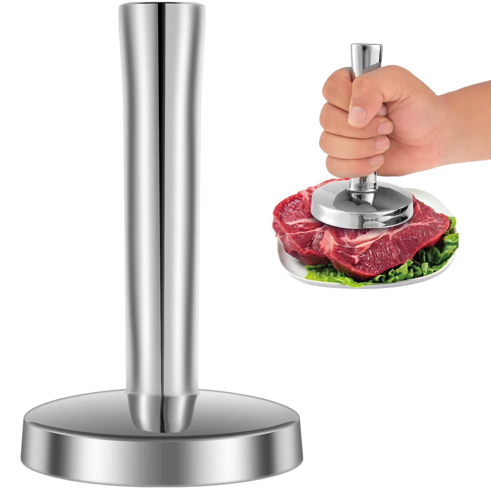 Ktcina Meat Tenderizer Stainless Steel Kitchen Meat Pounder Flattener