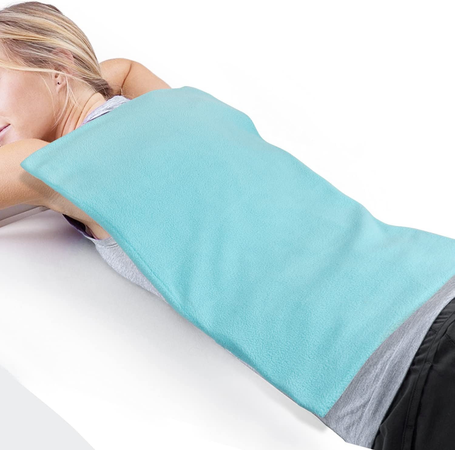 Ktinnead 12x 21 Extra Large Gel Ice Pack With Soft Fabric Coverice Packs For Injuries