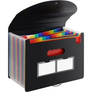 Sorbus Large File Organizer Stationery File Box Bin with Lid for Binder ...