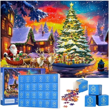 Countdown Sets Advent Calendar Puzzles for Kids and Adults - 24 ...