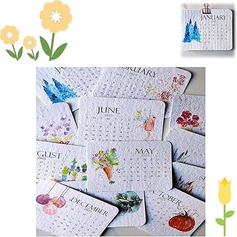 Ktlvex 2025 Greenery Calendar Planner: Eco-Friendly Plantable Seed ...