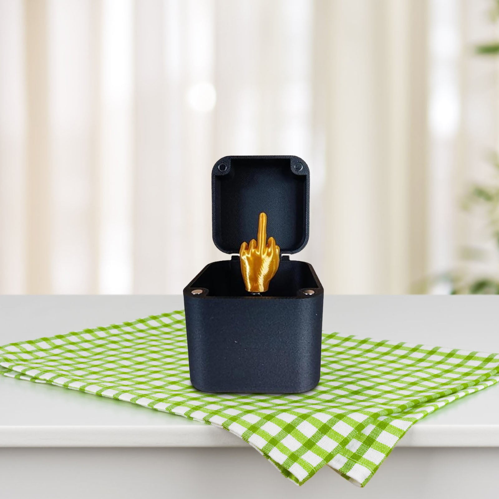 Ktlvex Hilarious Middle-Finger in a Box - Surprise Prank Gift Box with ...