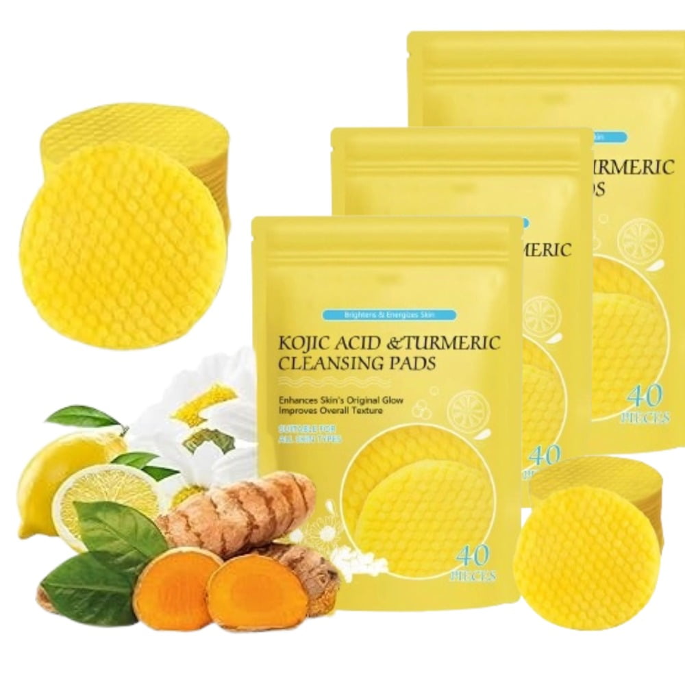 Ktlvex Turmeric Cleansing Pads For Dark Spots 120PCS, Kojic Acid ... Ktlvex Turmeric Cleansing Pads For Dark Spots 120PCS, Kojic Acid ...